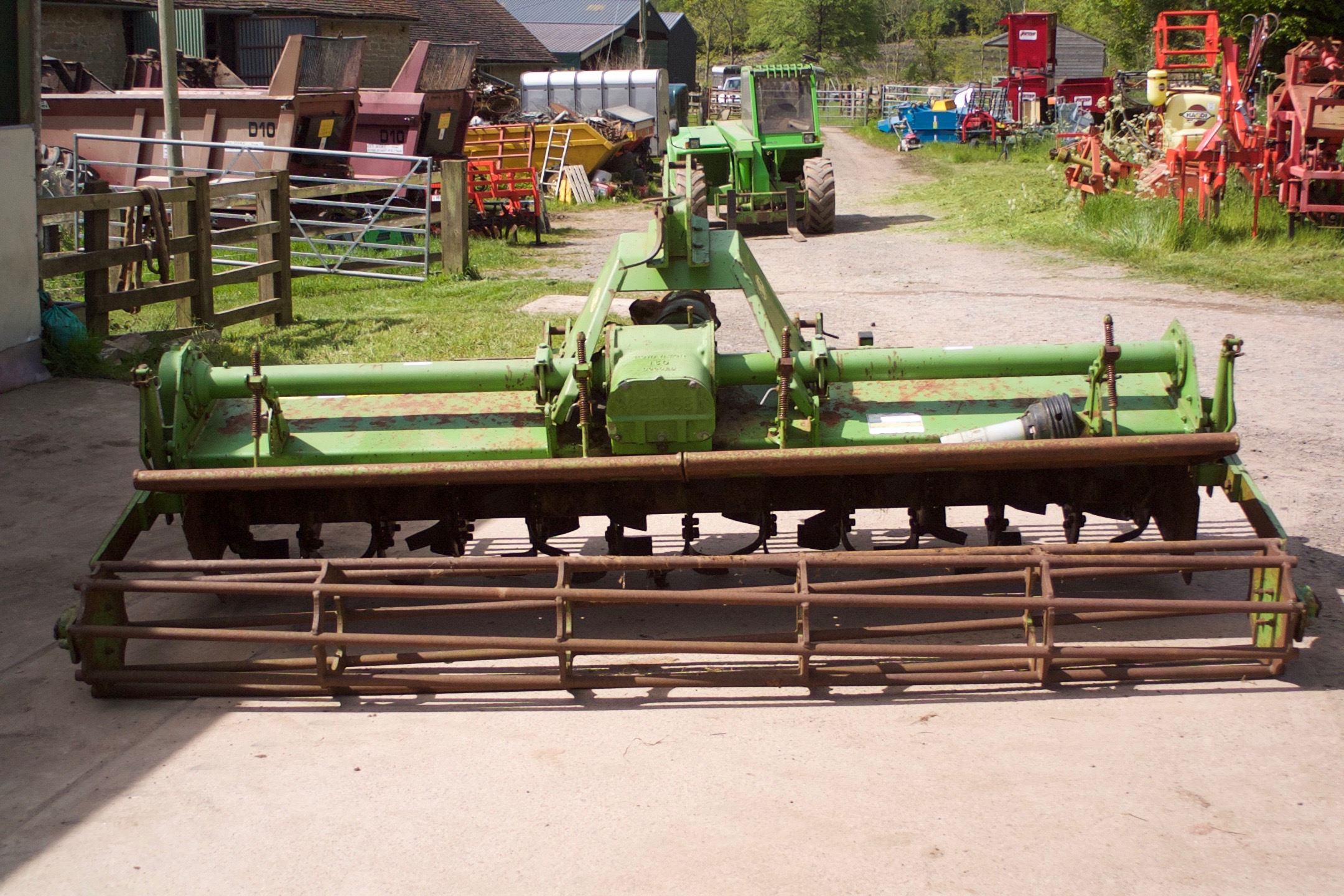 Dowdeswell Rotavator 130 c/w cage roller, new blades. 3.3m working width